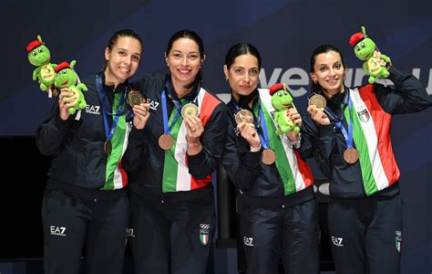 Europei Di Scherma Chicca Isola Di Bronzo Nella Spada A Squadre