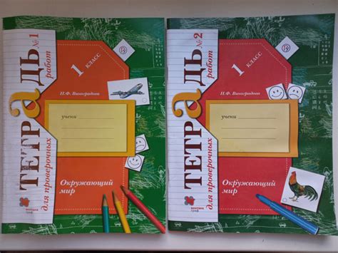 Окружающий мир 1 класс Тетрадь для проверочных работ 1 и 2 части Виноградова Н Ф купить
