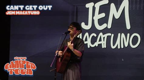 Cant Get Out Jem Macatuno Campus Tour Universtiy Of The East Caloocan Youtube