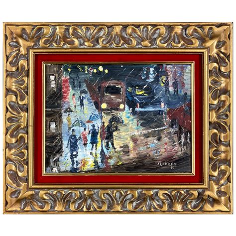 Il Pleut Sur La Ville Par Michero Galerie Artistes Peintres