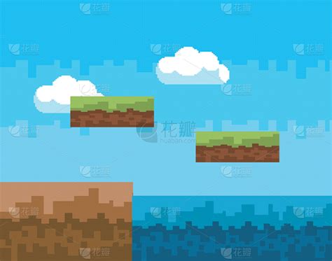 像素化场景原画游戏厅地球地形户外古老的性格复古联系