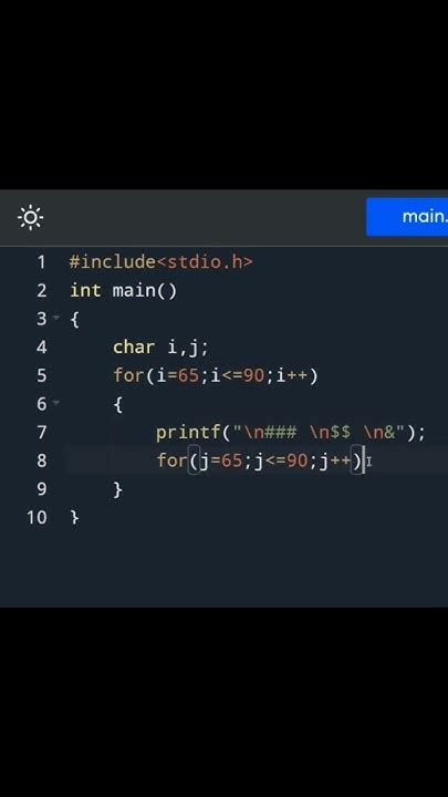 making of pattern using c programming language 🎇🎇🎇🎇 youtube