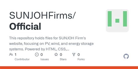 GitHub SUNJOHFirms Official This Repository Holds Files For SUNJOH