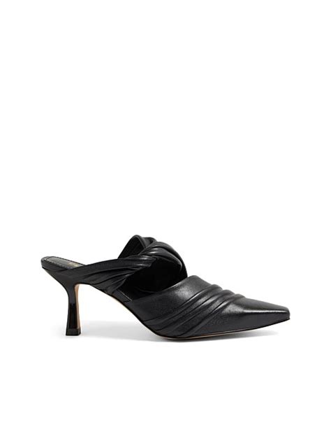 Mollini Merly Black Leather Heels David Jones