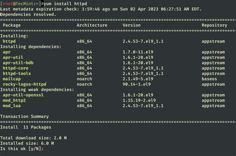 Comment Installer LAMP Stack Sur RHEL CentOS Rocky Et AlmaLinux