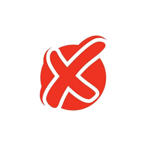 Wrong Icon Vector 25783021 Vector Art At Vecteezy