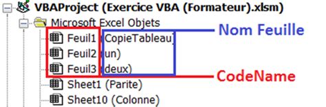 comment utiliser les objets sous vba