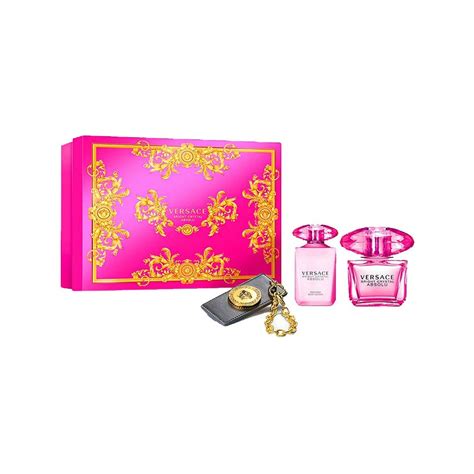 Versace Bright Crystal 3 Piece T Set For Women Perfumes Plus