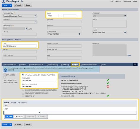 NetSuite V2 Stitch Documentation