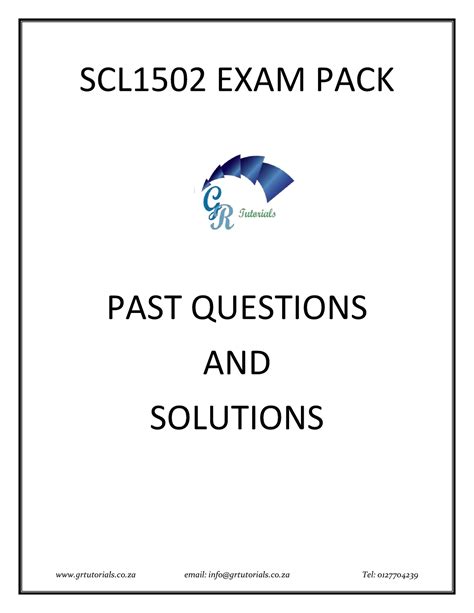 Scl Questions And Answers Email Info Tel 0127704239 Scl1502