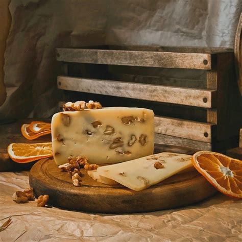 燎Качотта с грецким орехом. Вкус нежный сливочный. Изготовлено из ...