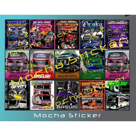 Jual Stiker Basuri Isi Mini Shopee Indonesia
