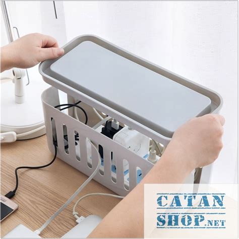 Hộp Đựng Ổ Cắm Điện Đa Chức Năng Giúp Tiết Kiệm Không Gian Gọn Gang