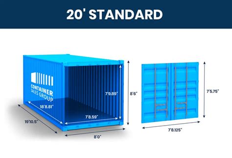 Why Are 20 Ft Standard Shipping Containers So Popular Container Sales Group
