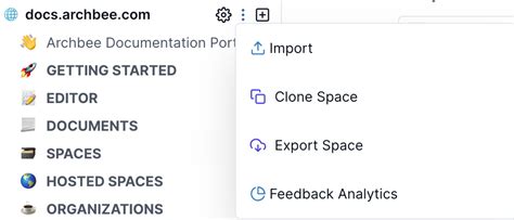 Importing Openapi Swagger Archbee Documentation And Help Center