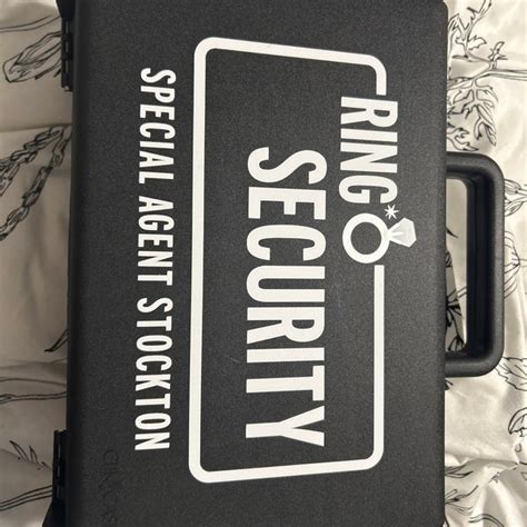 Ring Security Case Ring Bearer Briefcase For Wedding Ring Security