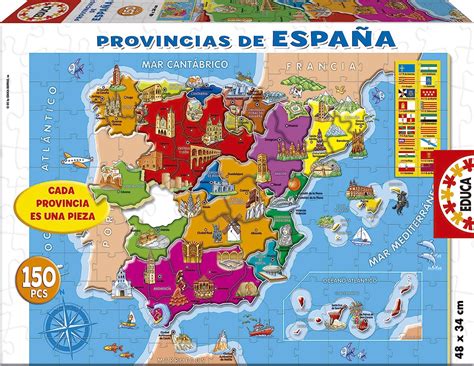 Puzzle Mapa España Queridos Reyes Magos