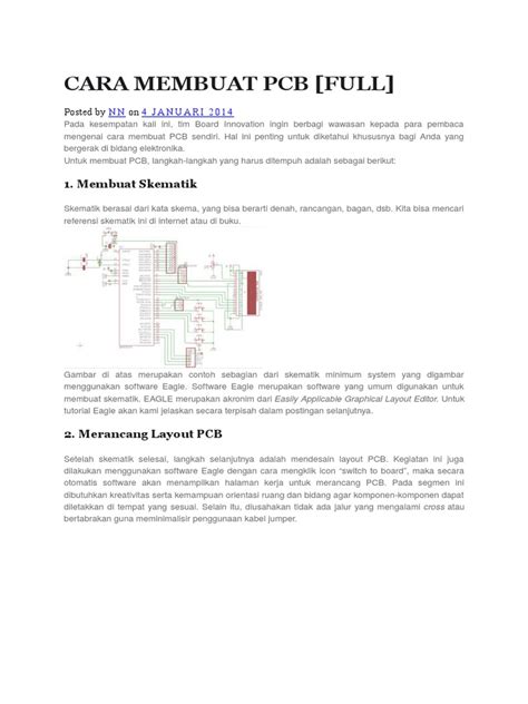 Cara Membuat Pcb Pdf