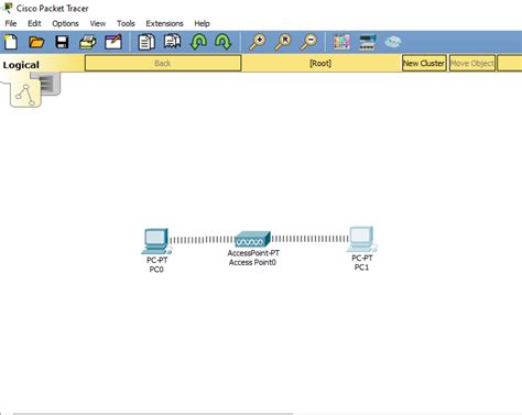 MEMBUAT JARINGAN NIRKABEL SEDERHANA MENGGUNAKAN CISCO PACKET TRACER FADILLAHARIS