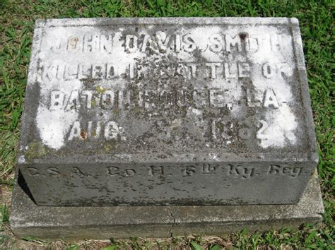 John Davis Smith Inconnu 1862 Mémorial Find A Grave