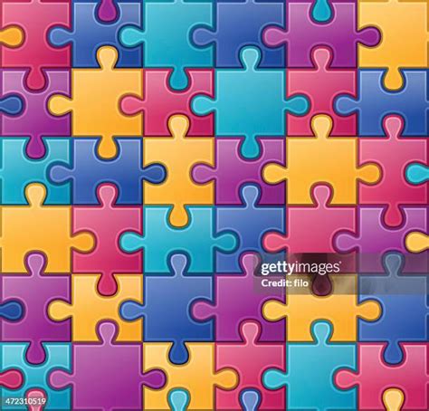 Jigsaw Puzzle Texture Photos And Premium High Res Pictures Getty Images