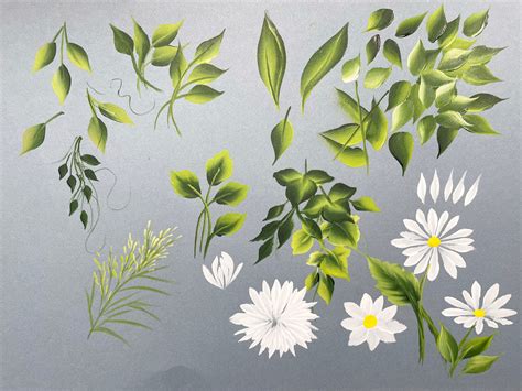 Slow Strokes Lesson 1 Of Ss1 Leaves And Flowers Downloadable Video Les