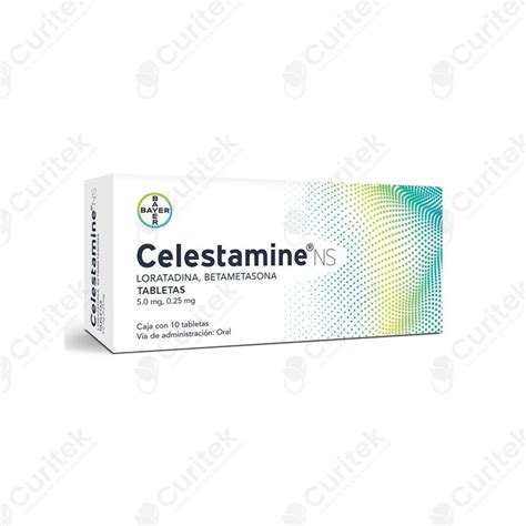 Celestamine Ns 5 Mg 025 Mg 10 Tabs Loratadina Betametasona Bayer