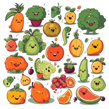 Kawaii Frutas PNG Imágenes Transparentes Pngtree