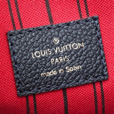 Louis Vuitton Marine Rouge Monogram Empreinte Pochette Metis Bag The