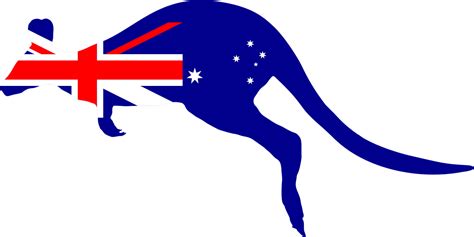 Download Kangaroo Australia Flag Royalty Free Vector Graphic Pixabay