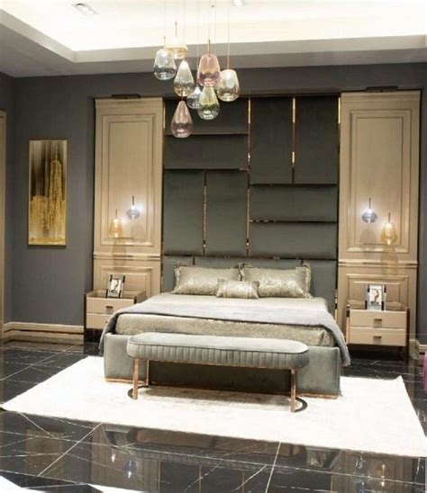 Jvmoebel Schlafzimmer Set Luxus Schlafzimmermöbel Doppelbett Bett