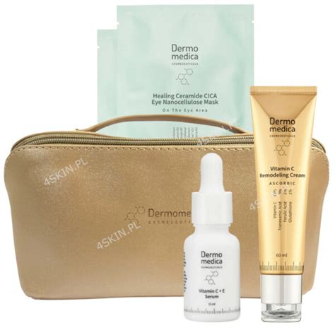 DERMOMEDICA Zestaw Vitamin C Booster z elegancką kosmetyczką