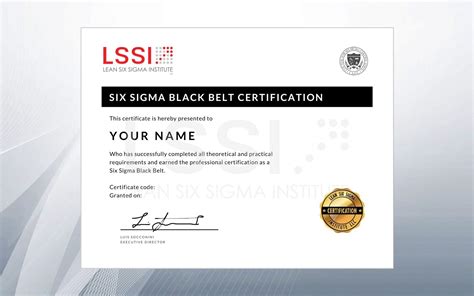 Certificación Lean Six Sigma Latam Lean Six Sigma Institute