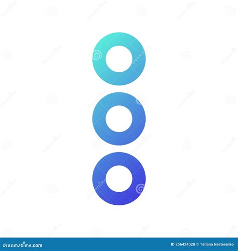 Ellipsis Menu Black Glyph Ui Icon Cartoon Vector