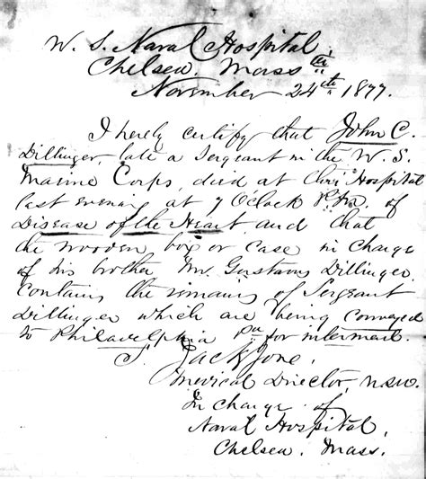 John C Dillinger Unknown 1877 Find A Grave Memorial