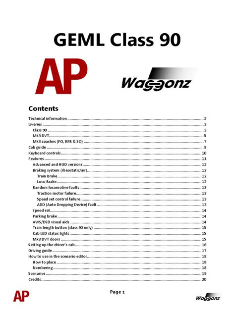 Geml Class 90 Manual Pdf Brake Train