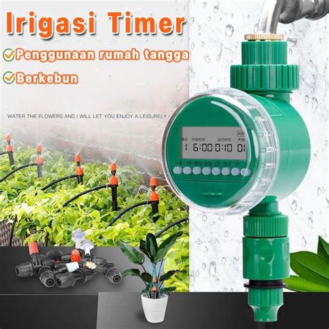 Digital Automatic Irigasi Timer Air Taman Otomatis Garden Water Alat Penyiram Tanaman Lazada
