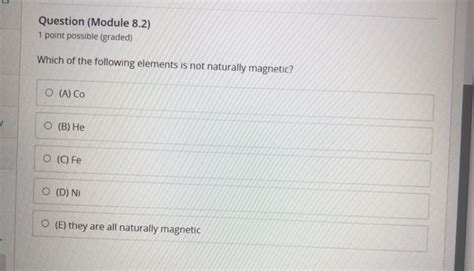 Solved Question Module 81 1 Point Possible Graded When