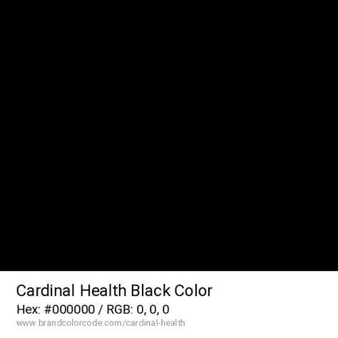 Cardinal Health Brand Color Codes