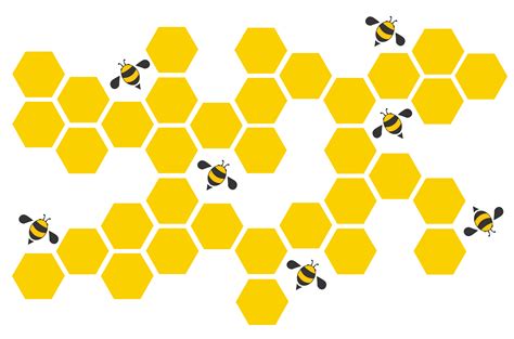 Hexagon Bee Hive Design Art And Space Background Vector Eps10 533197