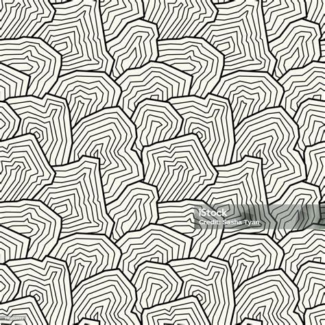 向量無縫模式時尚的馬賽克紋理手繪線性背景與網格結構當代平面設計向量圖形及更多具有特定質地圖片 具有特定質地 冬天 冰 Istock