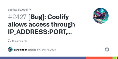 Bug Coolify Allows Access Through IP ADDRESS PORT Even Though Port Is Closed Issue 2427