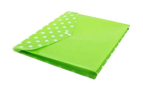 custom pp plastic a4 envelope document snap closure folder clear button