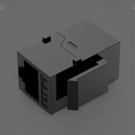 Rj45 Connector Cat6 Straight Through Network Module Information Socket Adapter 2 96 Picclick Au