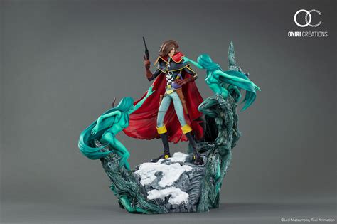 Albator Corsaire de l Espace Statue Oniri Créations