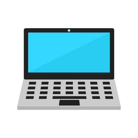 Laptop Flat Icon 330810 Vector Art At Vecteezy