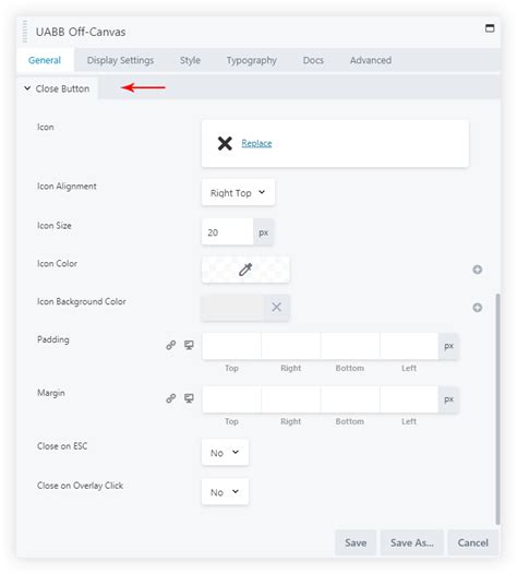 Off Canvas Module Ultimate Addons For Beaver Builder