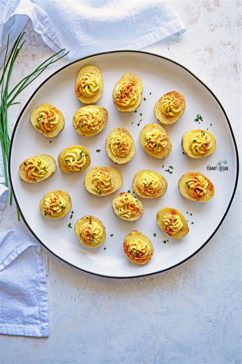 Deviled Potatoes — The Yummy Vegan