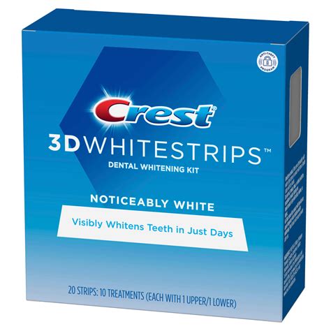Избелващи ленти Crest 3d Noticeably White White