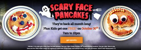 Free Scary Face Pancakes At Ihop Round The Rock